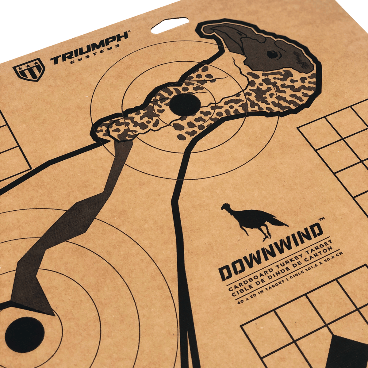 Hunting Targets: Downwind Cardboard Turkey Targets – Triumph Systems