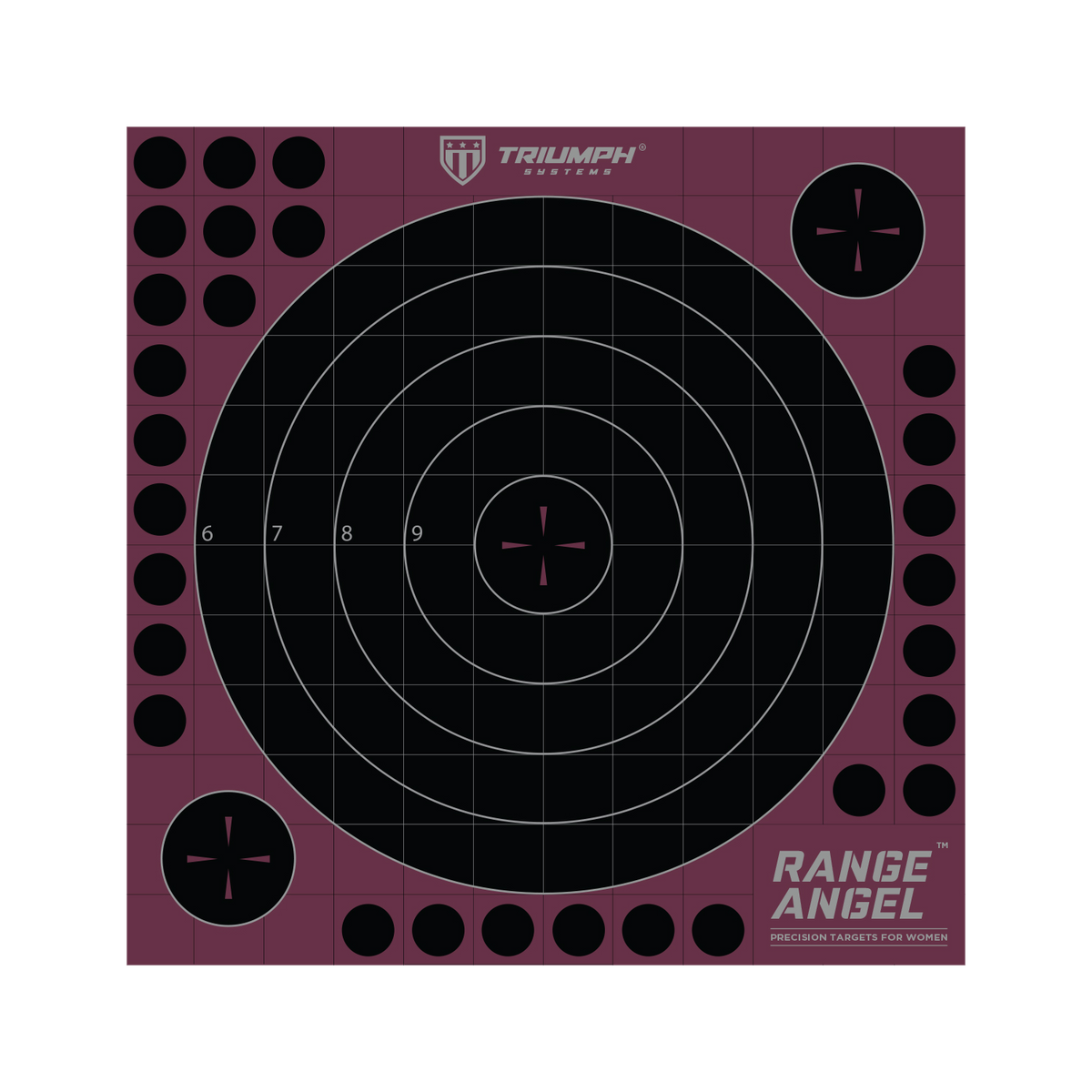 Range Angel 10 inch Adhesive Reactive Targets for Women – Triumph Systems