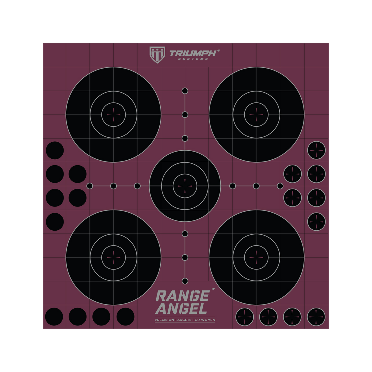 Range Angel 4" Adhesive Precision Shooting Targets for Women – Triumph ...