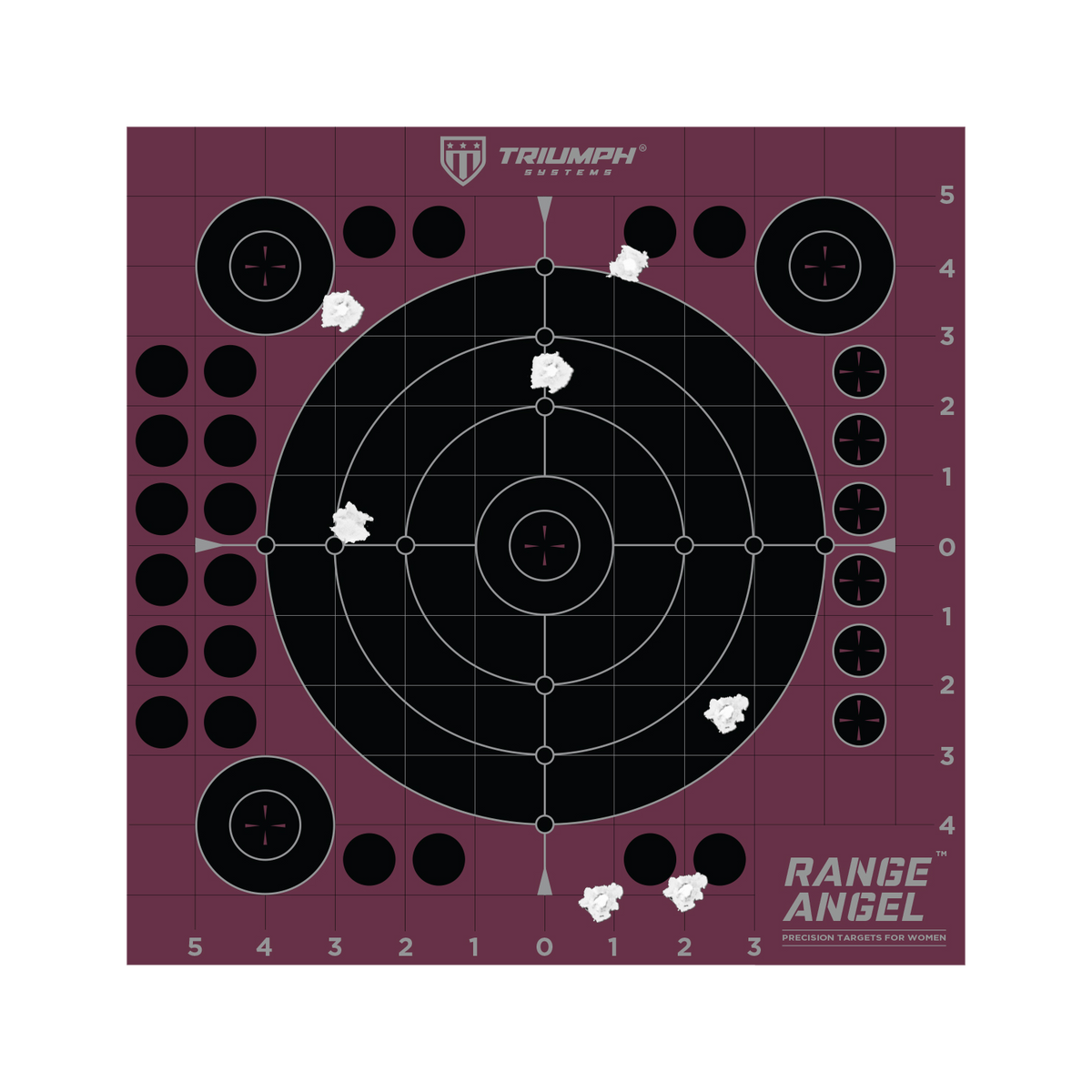 Range Angel 8" Adhesive Precision Shooting Targets for Women – Triumph ...