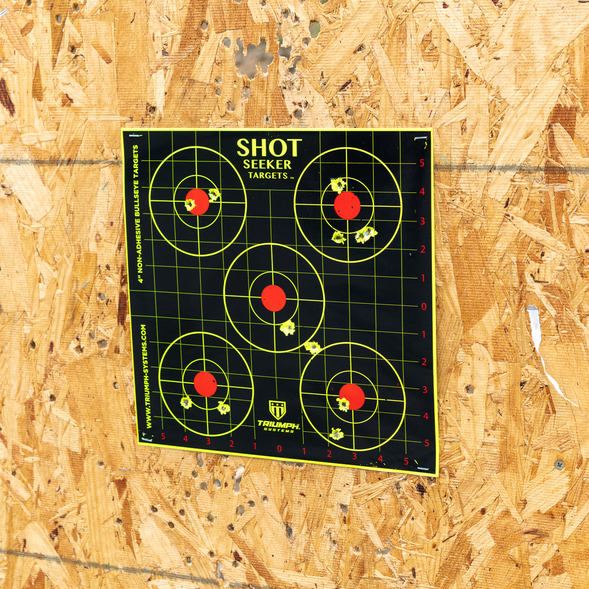 Reactive Targets: Shot Seeker Non-Adhesive Bullseye Targets – Triumph ...